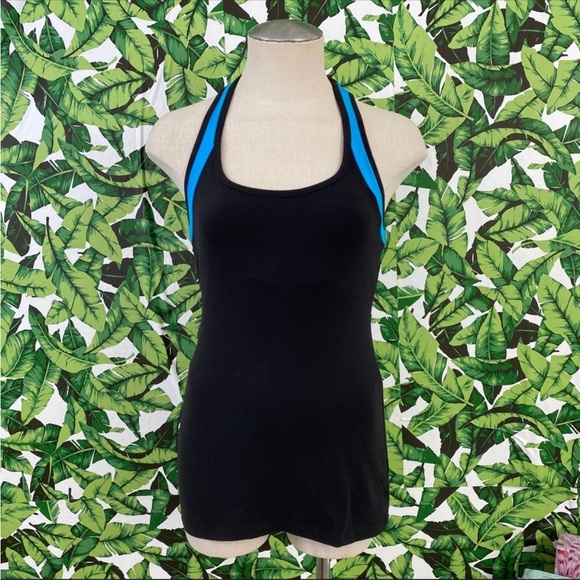 Beyond Yoga | Tops | Beyond Yoga Colorblock Halter Neck Tank 672 | Poshmark